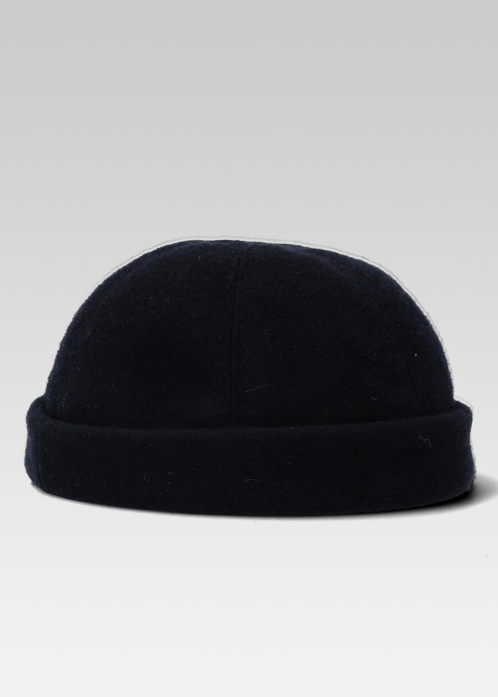 Colisée Paris BONNET SUGAR LAINE MARINE Manfield